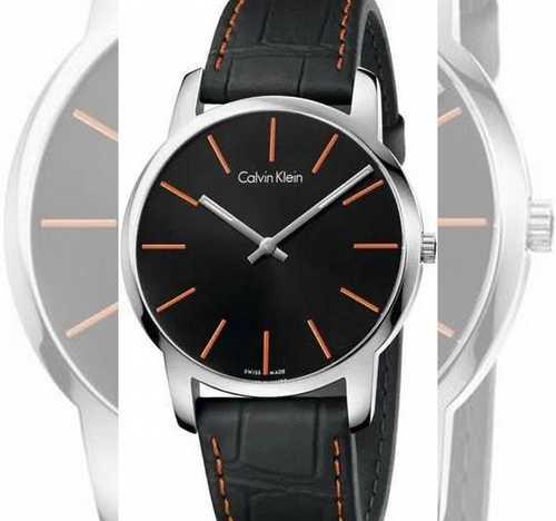 Calvin Klein Мужские швейцарские часы Leather 2G211.C1