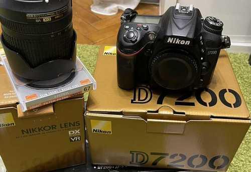 Зеркальный фотоаппарат Nikon d7200