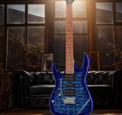 Леворукая гитара Ibanez GRX70QAL-TBB GIO