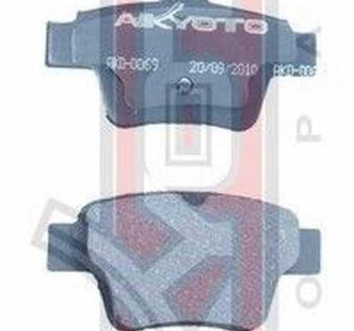 Шт колодки тормозные дисковые задние PSA AKD0069