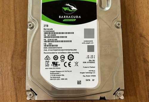 Жесткий диск seagate barracuda 2тб