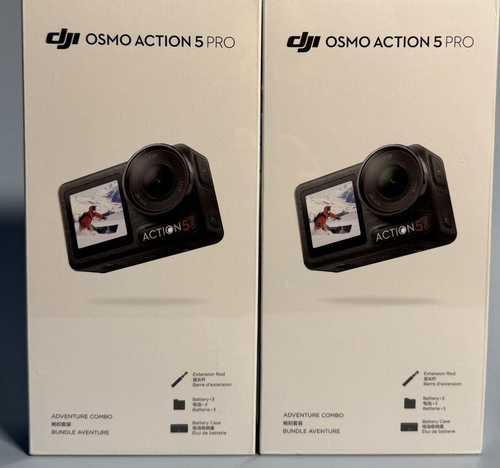 Экшн камера DJI osmo action 5 pro adventure combo