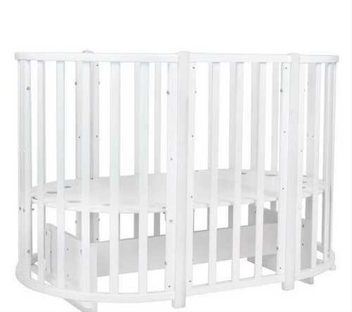 Кровать детская Indigo Born 7в1 c поперечным маят