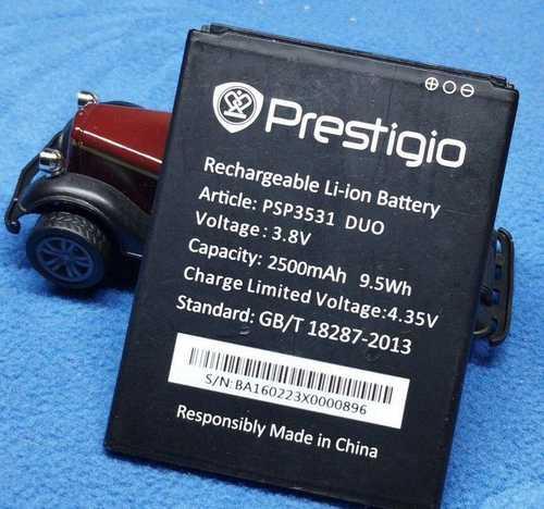 Prestigio Muze E3. PSP3531 Duo. Аккумулятор. Новый