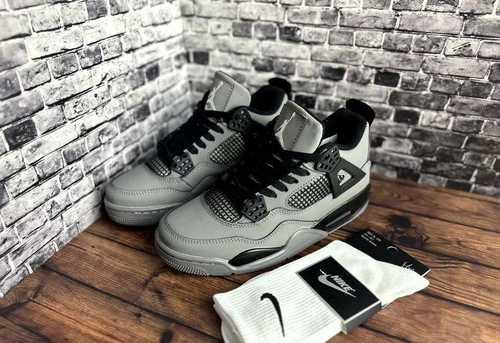 Кроссовки Nike Air Jordan 4 Retro Серые