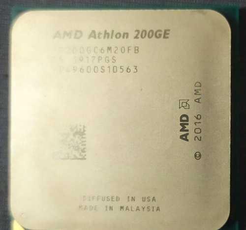 Процессор amd athlon 200ge