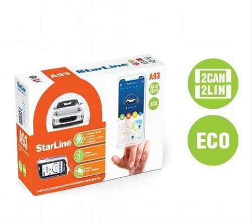 Автосигнализация StarLine A93 v.2 2CAN+2LIN ECO