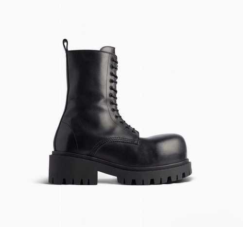 Balenciaga Stomper Boots Leather