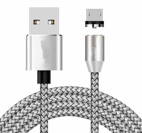 Магнитный microUSB зарядка с индикатором