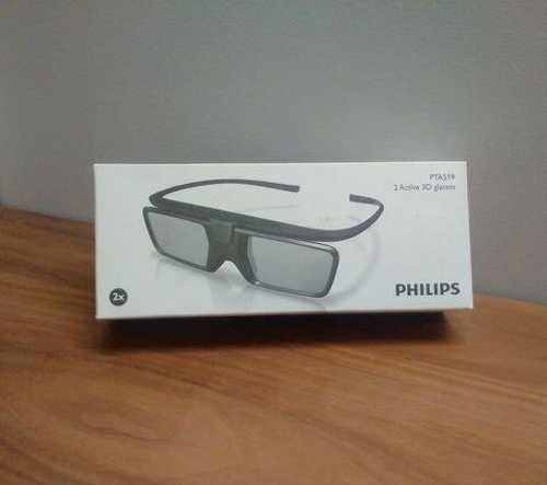 Активные очки Philips 3D PTA519