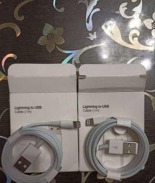 Кабель зарядки iPhone. 2 шт. Новые совершенно
