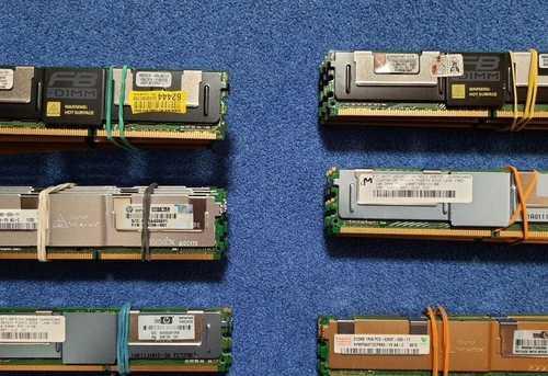 Серверная Оперативная память DDR2 512Mb1-2-4GB