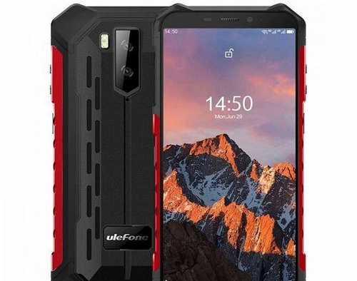 Смартфон Ulefone Armor X5 Pro 4/64Gb Черно-красный