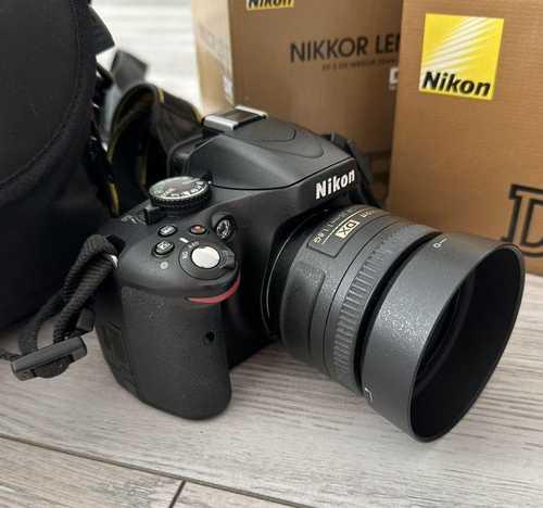 Зеркальный фотоаппарат nikon D 5100 и объектив