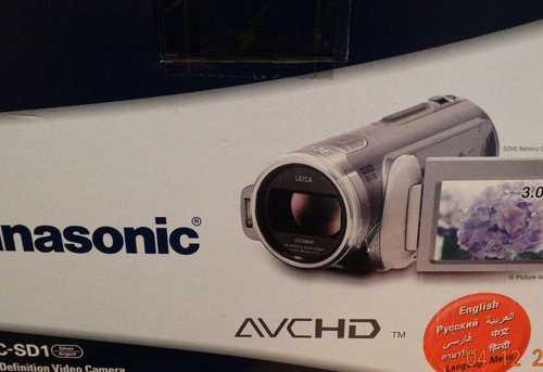 Видеокамера Panasonic hdc-sd1 (новая)