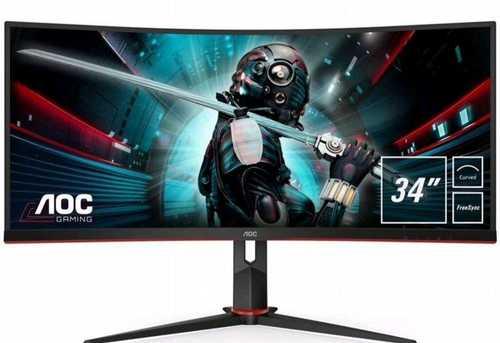 Монитор AOC Gaming cu34g2x 34 дюйма 144гц