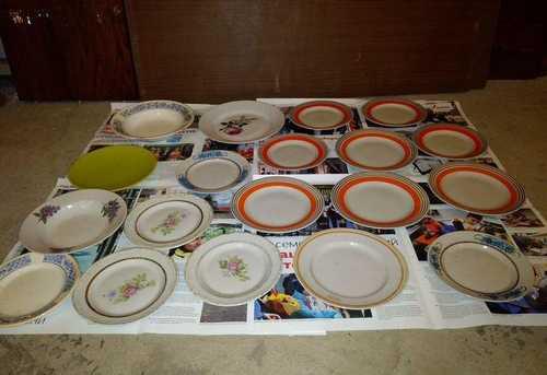 Фарфоровые тарелки СССР