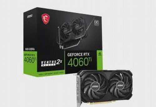 Видеокарта MSI GeForce RTX 4060 Ti Ventus 2X Black