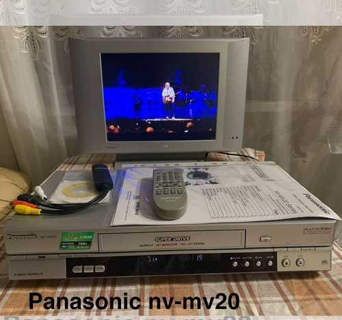 Видеомагнитофон Panasonic nv-mv20. Рабочий