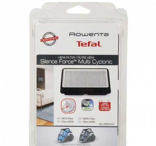 Фильтр новый для пылесоса Tefal Rowenta ZR902501