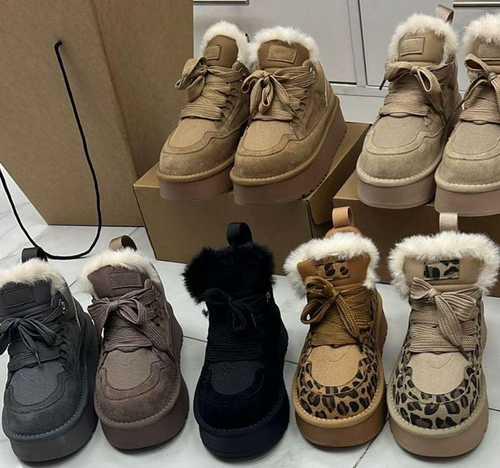 Угги кроссовки зимние UGG. Люкс