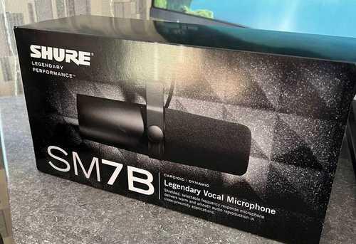 Студийный иикрофон shure sm7b новый реплика