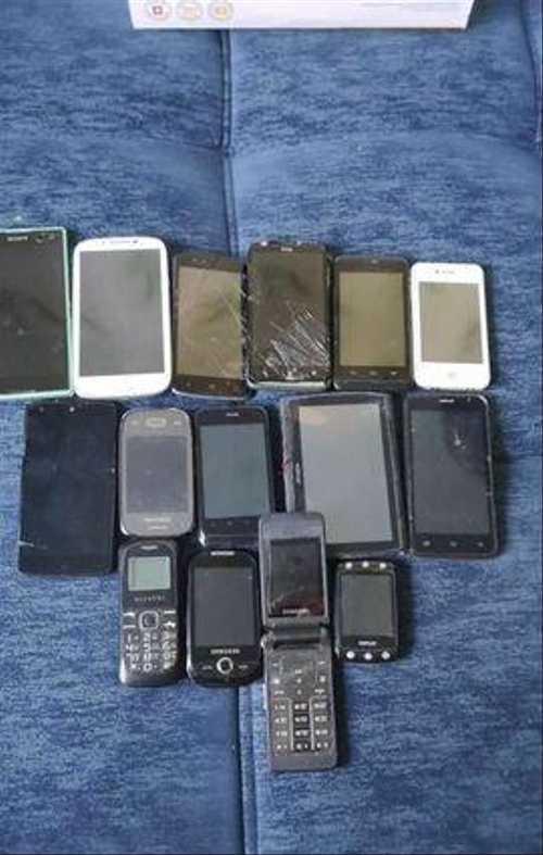 Мобильные телефоны разные на запчасти