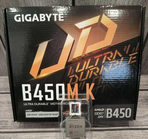 Комплект ryzen 5 5600,B450 сокет ам4