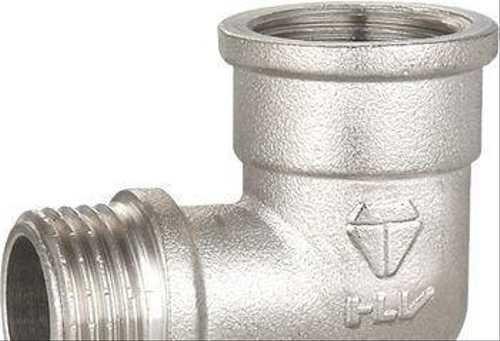 Угольник 1/2'' вн, (латунь никелированная)