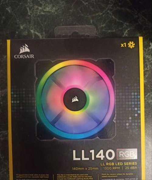 Кулер Corsair ll140 rgb led