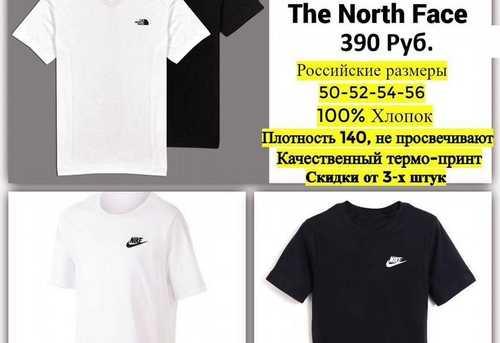 Мужские Футболки Nike/TNF, 100 Хлопок