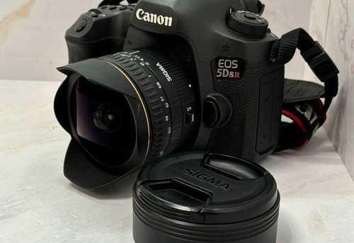Canon 5Dsr body +Объектив sigma 15mm f/2.8 EX DG