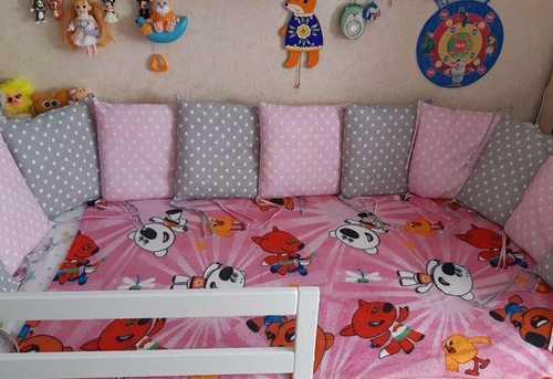 Бортики на детскую кровать