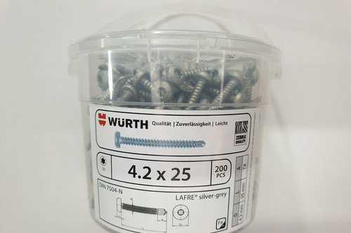 Wurth Саморез DIN 7504-N 4.2x25