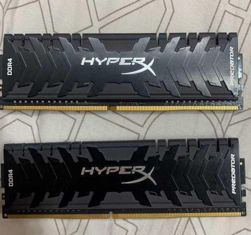 Оперативная память ddr4 hyperx predator 16gb