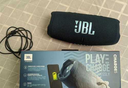 Оригинальная портативная колонка JBL Charge 5 Blue