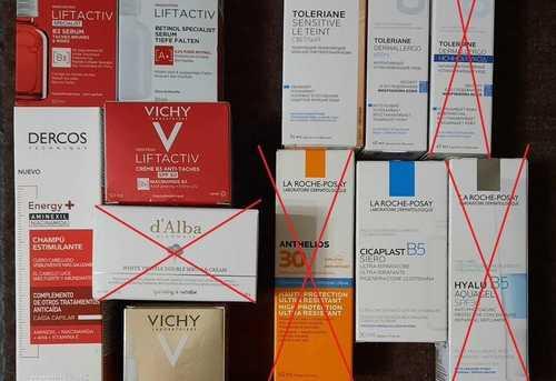 Vichy, La Roche-Posay, Dercos, Neovadiol