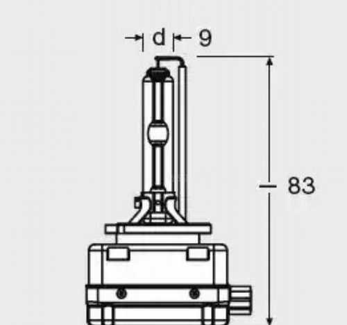 Osram 66340 Лампа D3S 42V 35W PK32d-5 xenarc origi