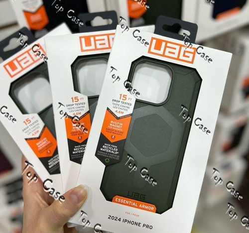 Чехол UAG Essential Armor iPhone 16 Pro Olive