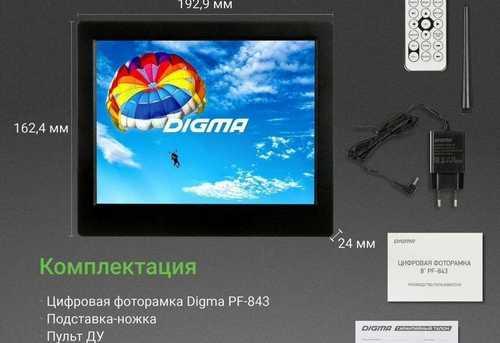 Цифровая фоторамка Digma pf 843