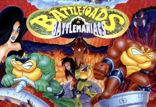 Battletoads in Battlemaniacs Super Nintendo snes
