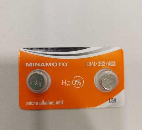 Батарейка Minamoto AG3 BL10, 1.5В, LR41