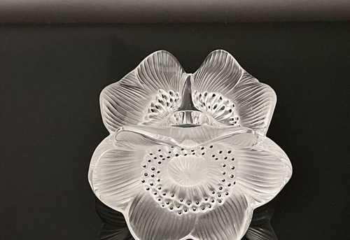 Lalique Лалик anemone Подсвечник. Оригинал