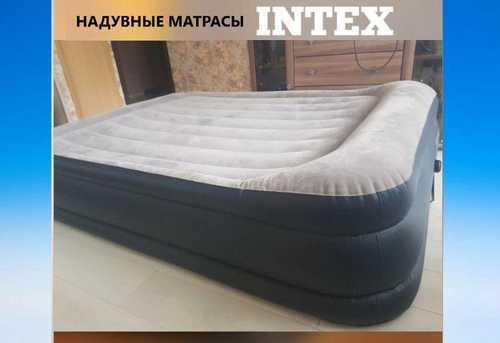 Надувные матрасы Intex Kreis с насосом 220V новые