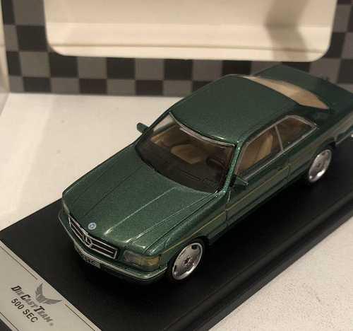 1/64 Mercedes Benz 500SEC W126 зеленый