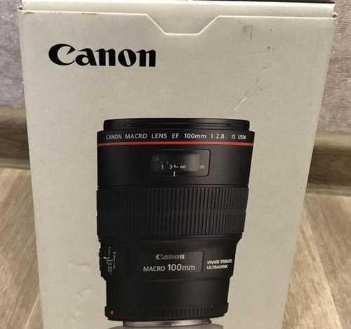 Canon EF 100mm 2.8L Macro IS USM