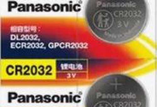 Литиевые батарейки Panasonic CR2032 (новые)