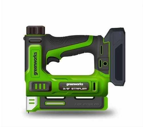 Степлер аккумуляторный Greenworks G24CS10