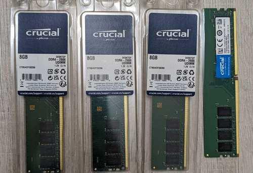 Оперативная память Crucial DDR4 16 Гб (2*8гб)