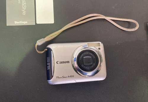 Компактный фотоаппарат canon powershot A495